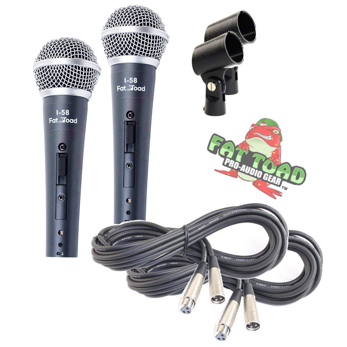 Unidirectional Dynamic Vocal Microphones by Fat Toad – fattoadpro